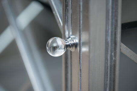 Pagoda Silver Display Cabinet – Gramercy Home Design