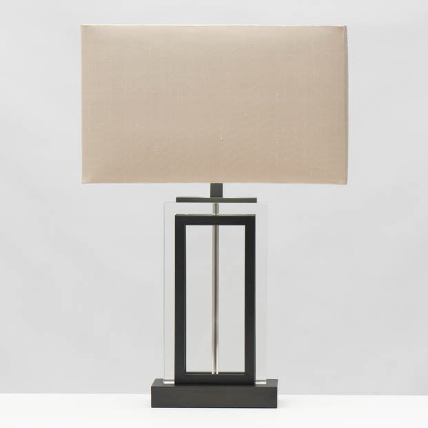Christopher Bronze Lamp & Shade – Gramercy Home Design