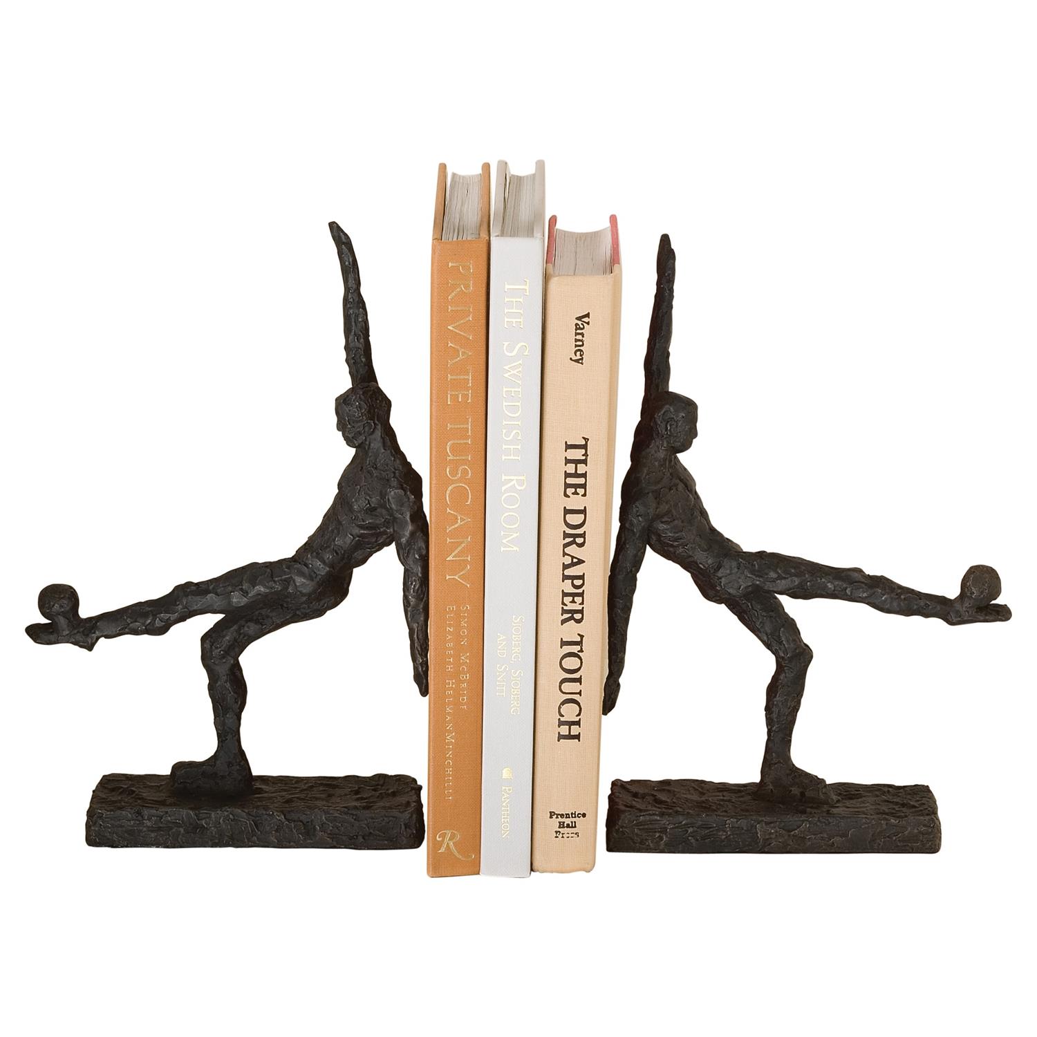 Pair of Soccer Player Bookends – Gramercy Home Design