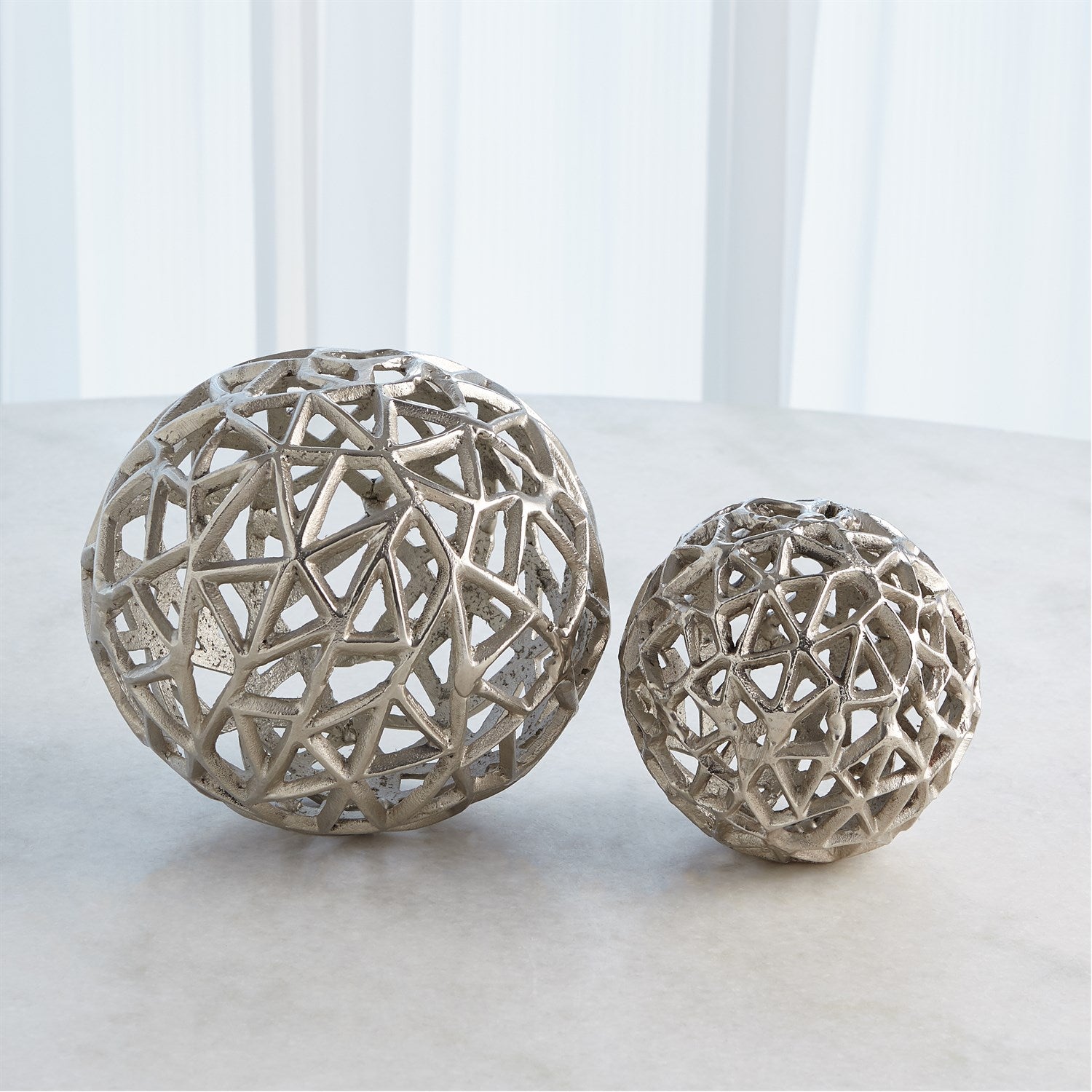 Jali Ball-Antique Nickel - Large – Gramercy Home Design